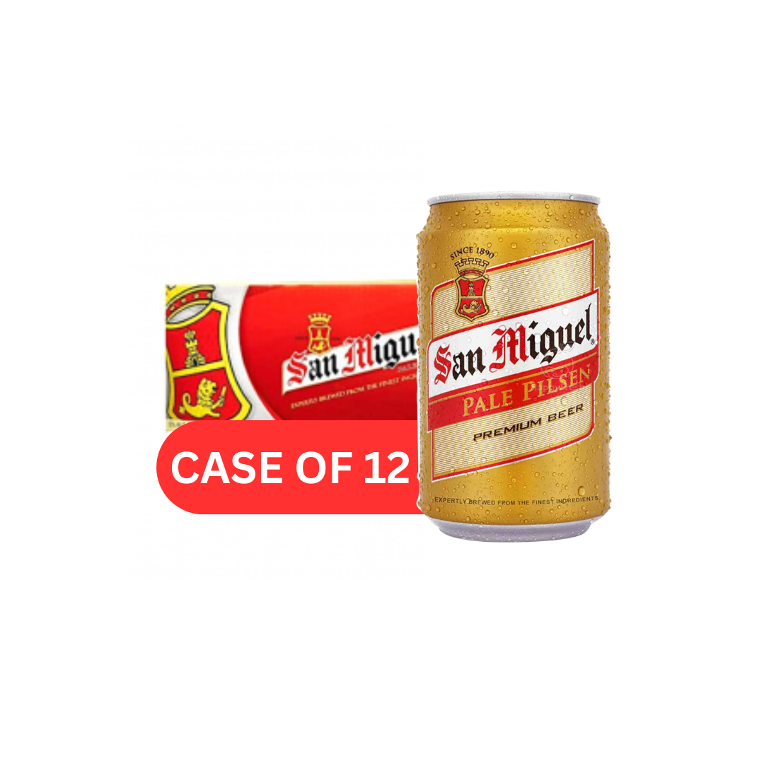 SAN MIGUEL PALE PILSEN BEER CAN (12X33CL) – The Beach Shop