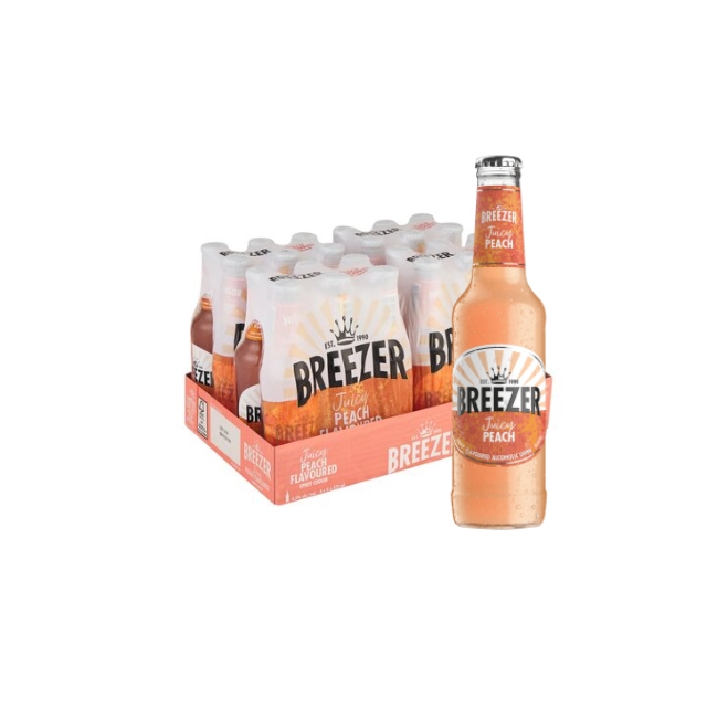 BACARDI BREEZER PEACH (24X27.5CL) – The Beach Shop